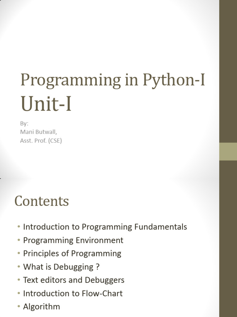 Unit 1 Pdf