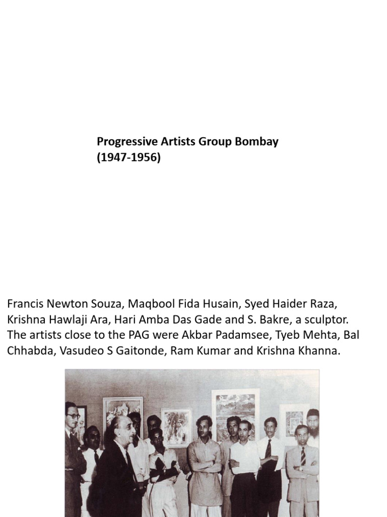 Progressive Artists Group Bombay | PDF