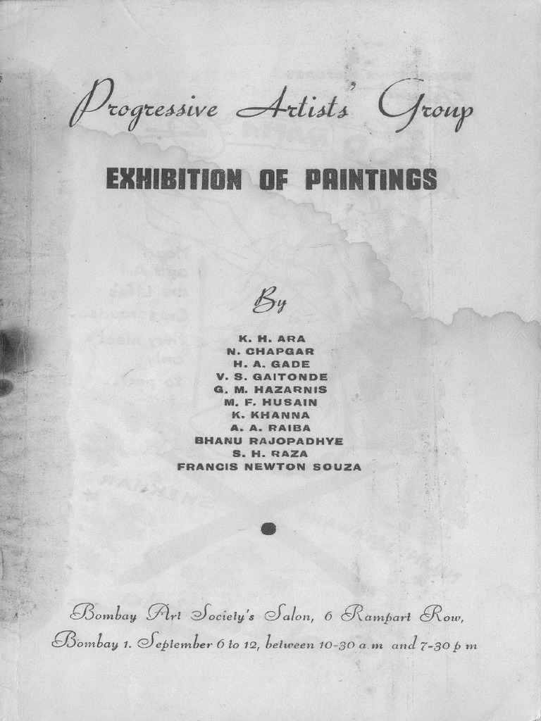 1950s Progressive Artists Group | PDF