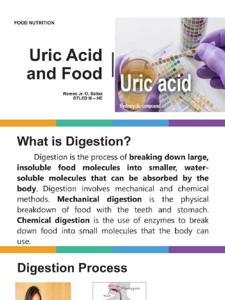 Uric Acid and Food | PDF