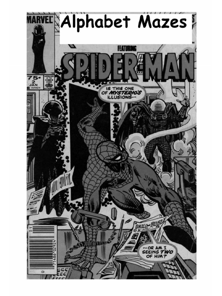 Spiderman Worksheet 1 3R2 | PDF