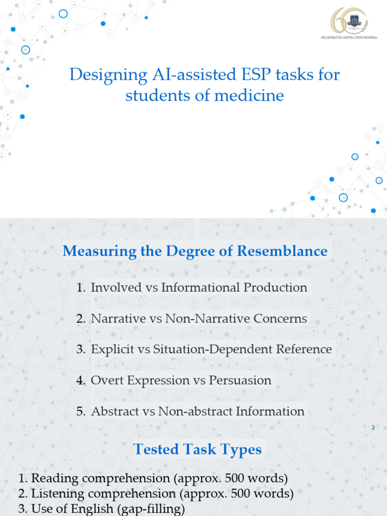 AI-Enhanced ESP Tasks for Medical Students | PDF | Medicine | Medical ...