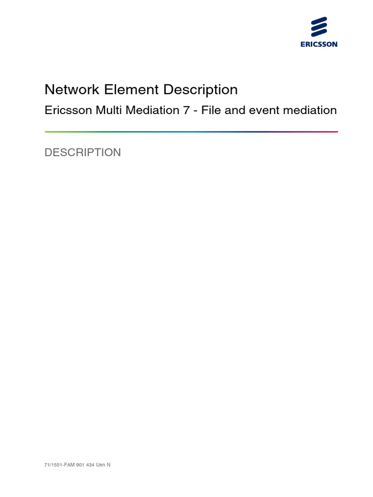 Network Element Description | PDF