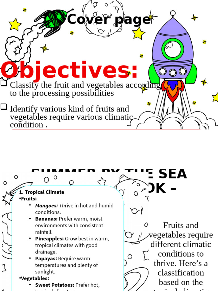 1 Fruits and Vegetables | PDF