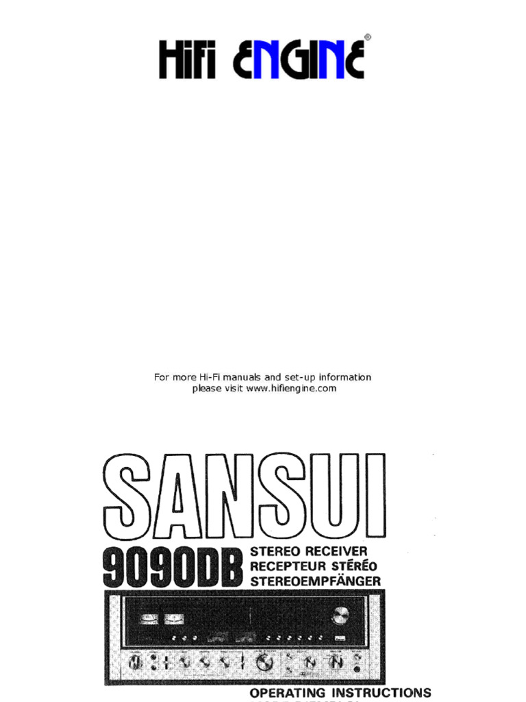 Hfe Sansui 9090db | PDF