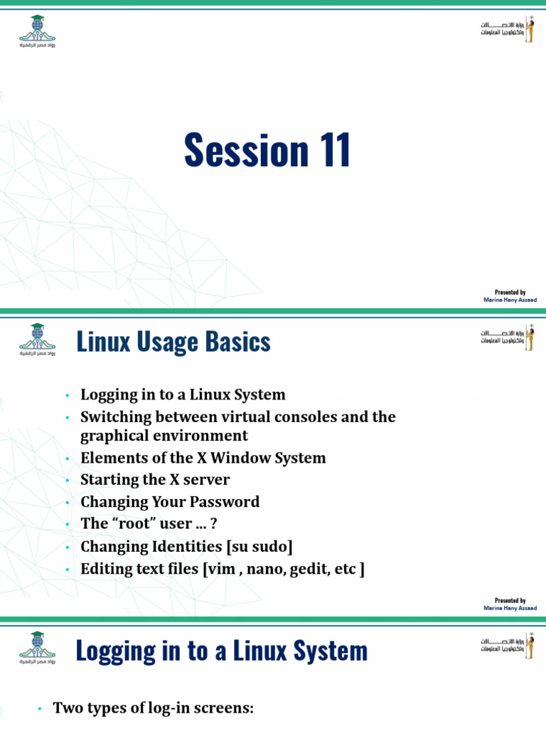 Session 11 Linux | PDF