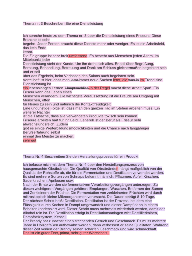 12 Themen Mündl. Prüfung Telc DTB C1 | PDF