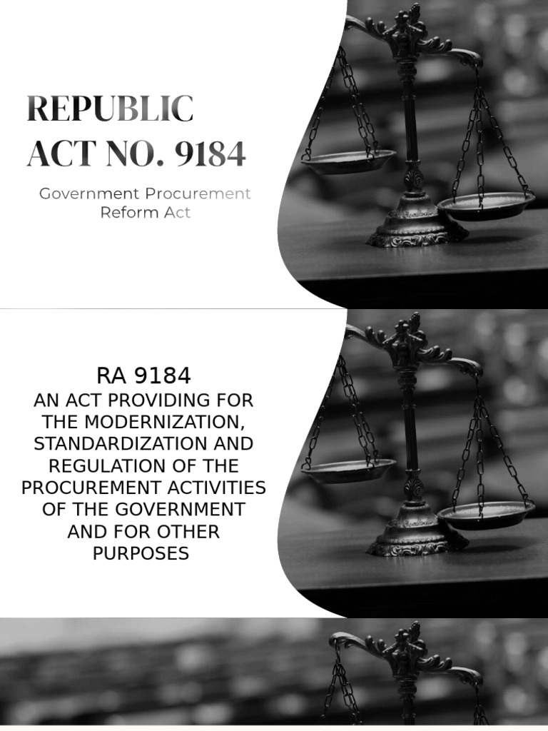 Ra 9184 | PDF