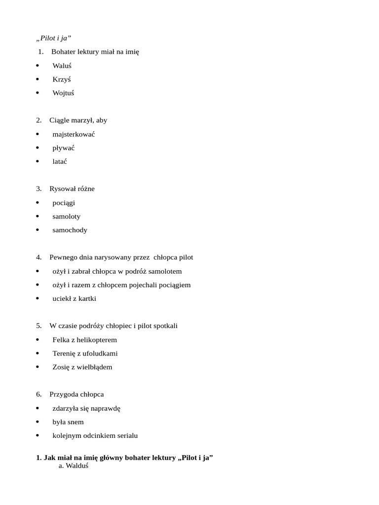 Pilot I Ja | PDF