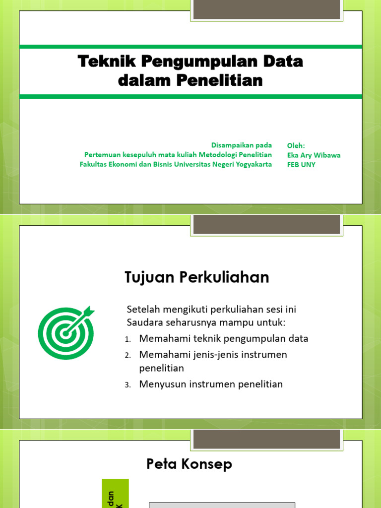 P10 Teknik Pengumpulan Data | PDF