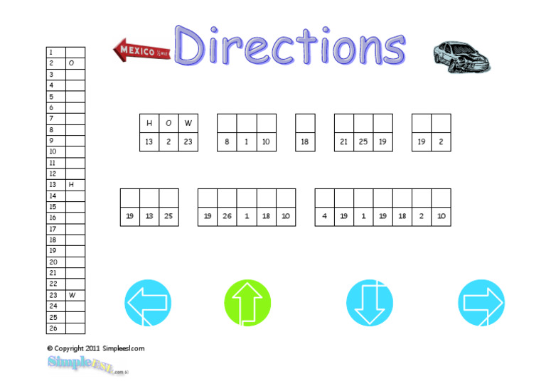 Puzzle Directions | PDF