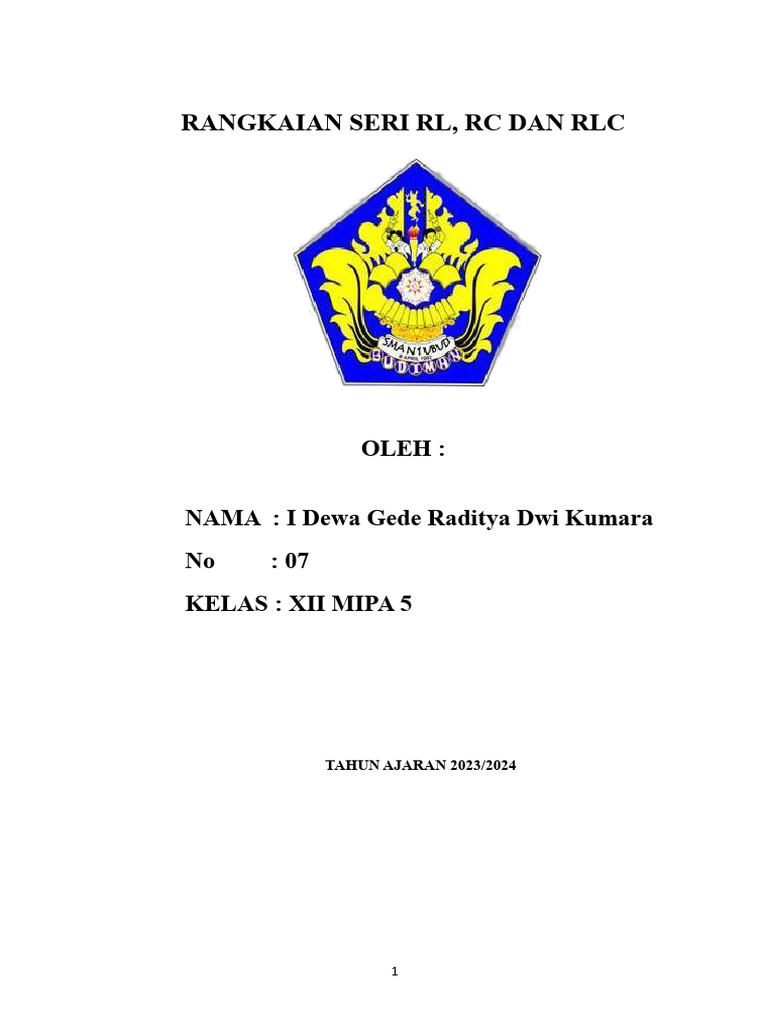 Rangkaian Seri Rl 2 Pdf