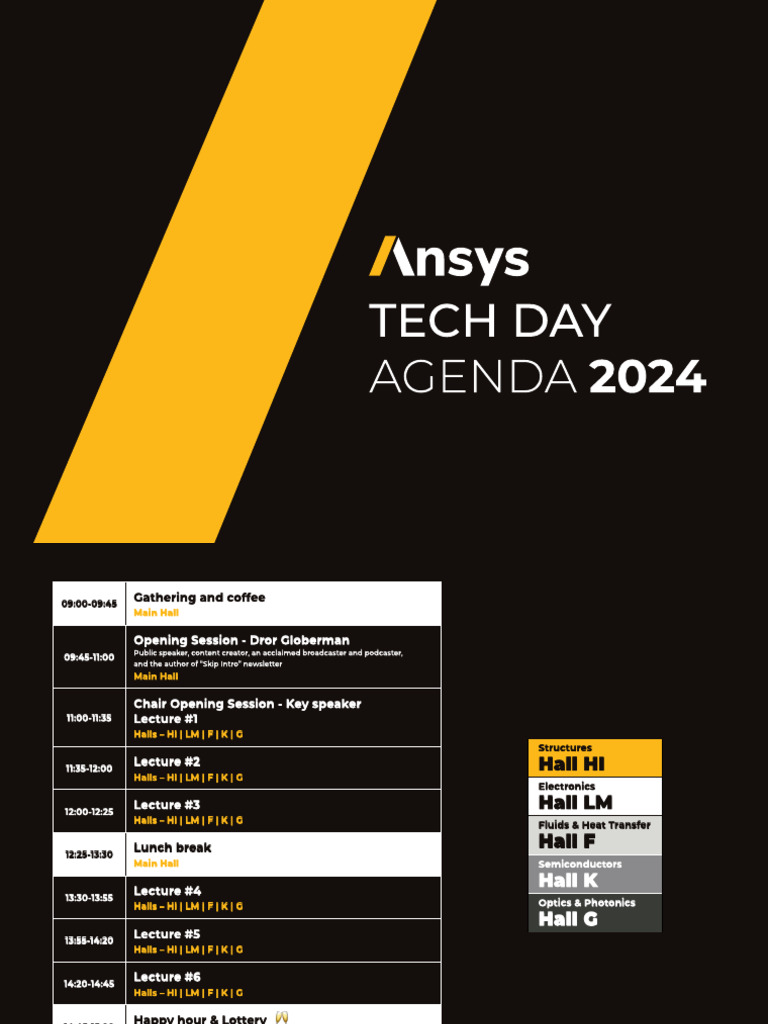 Tech Day Agenda 2024 | PDF