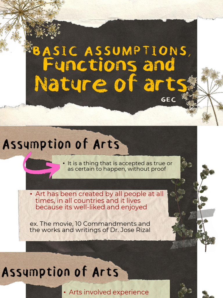 Basic Assumptions | PDF