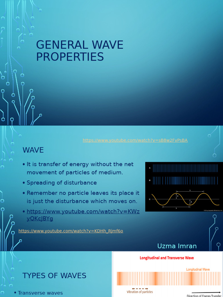 General Wave Properties | PDF | Waves | Art