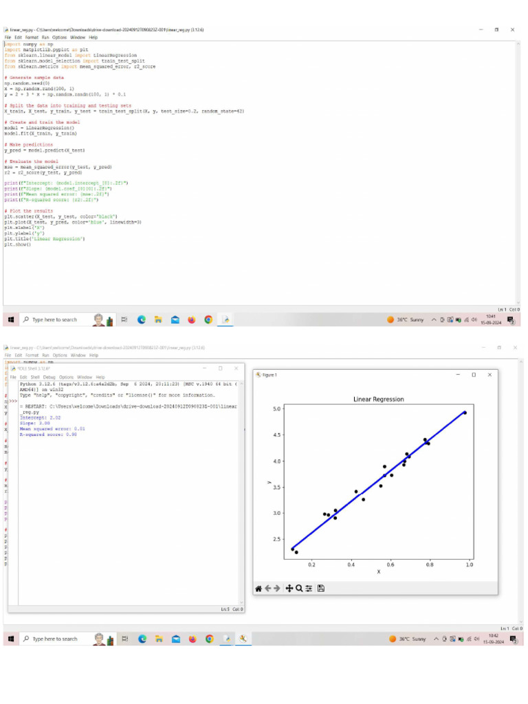 Linear Regression1 | PDF