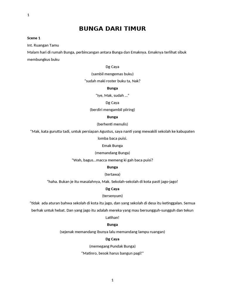 Film Bunga Dari Timur-1 | PDF