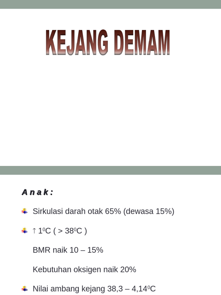 ASKEP Kuliah Kejang Demam | PDF