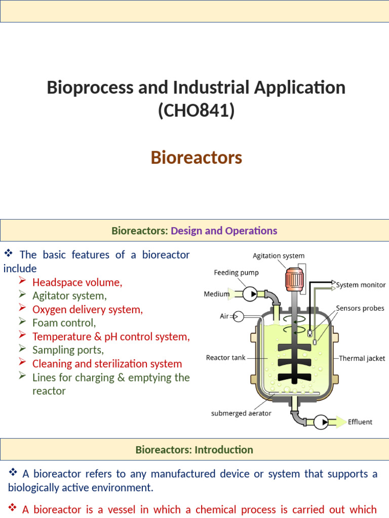 BIA (CHO841) Bioreactors | PDF