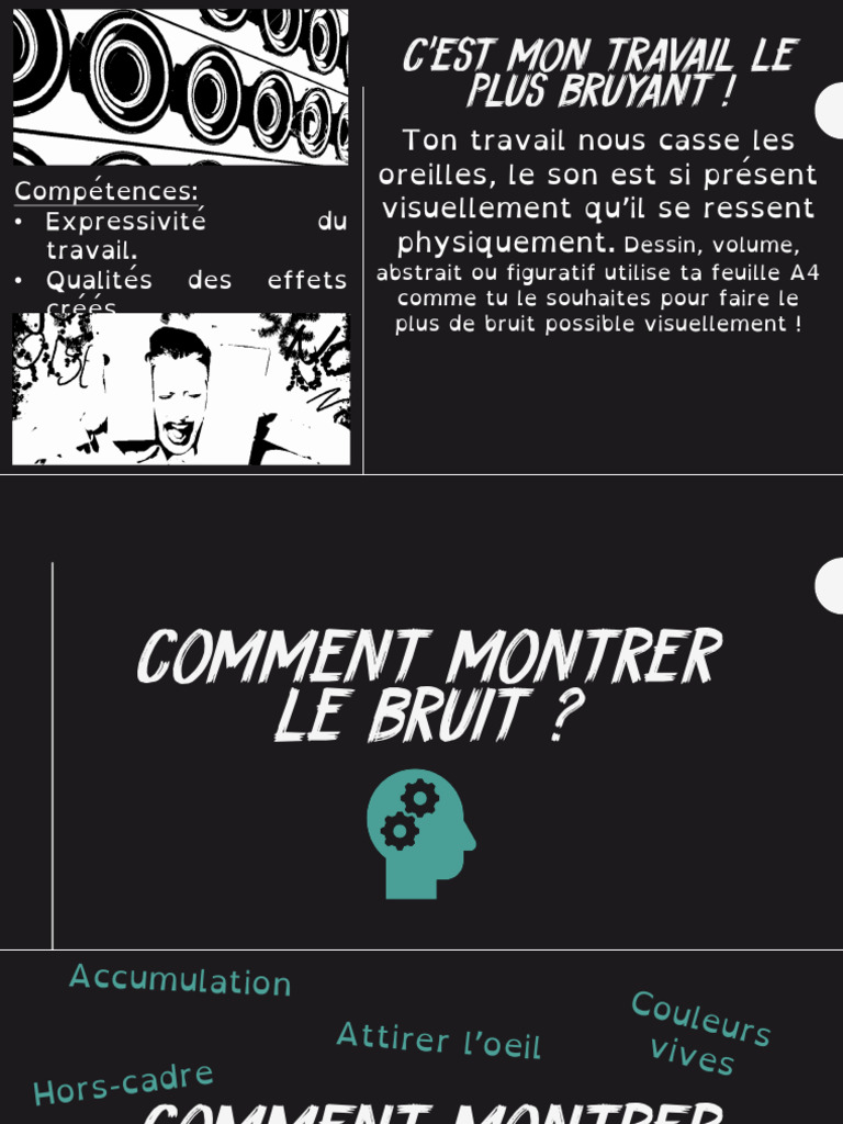 Mon Travail Fait Le Plus de Bruit 2021 | PDF