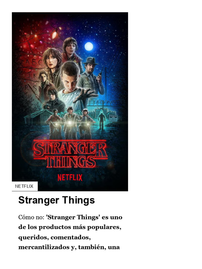 Stranger Things | PDF