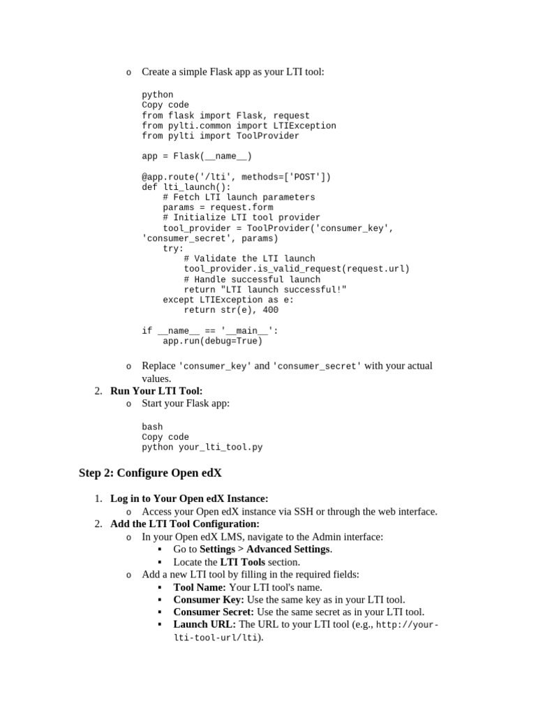 Implementing A Python LTI | PDF