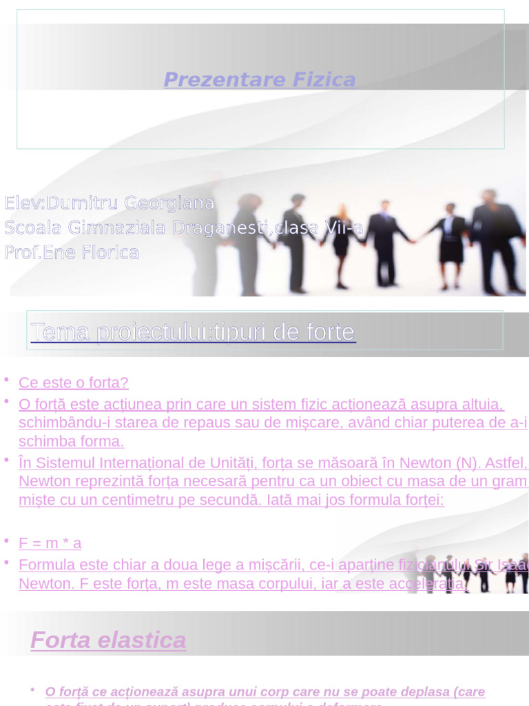 Prezentare Fizica | PDF