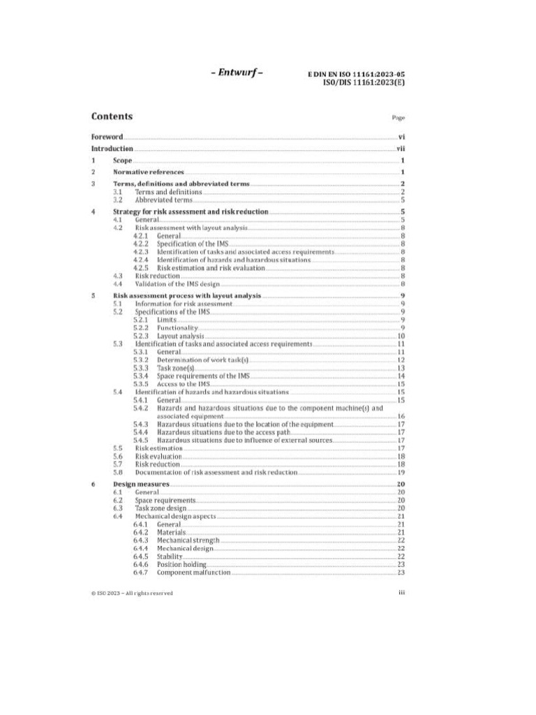 ISO-DIS 11161-2023 Linije | PDF