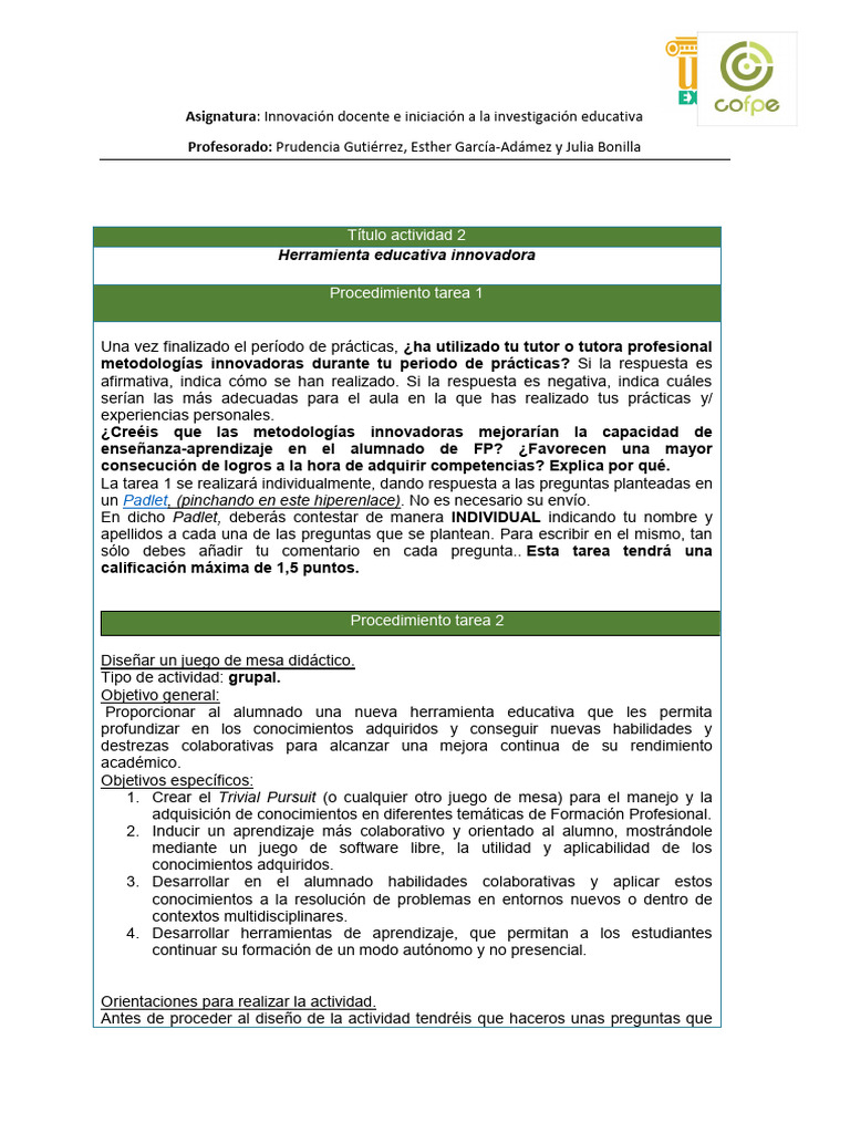 Actividad 2 - Asignatura 10 1B | PDF