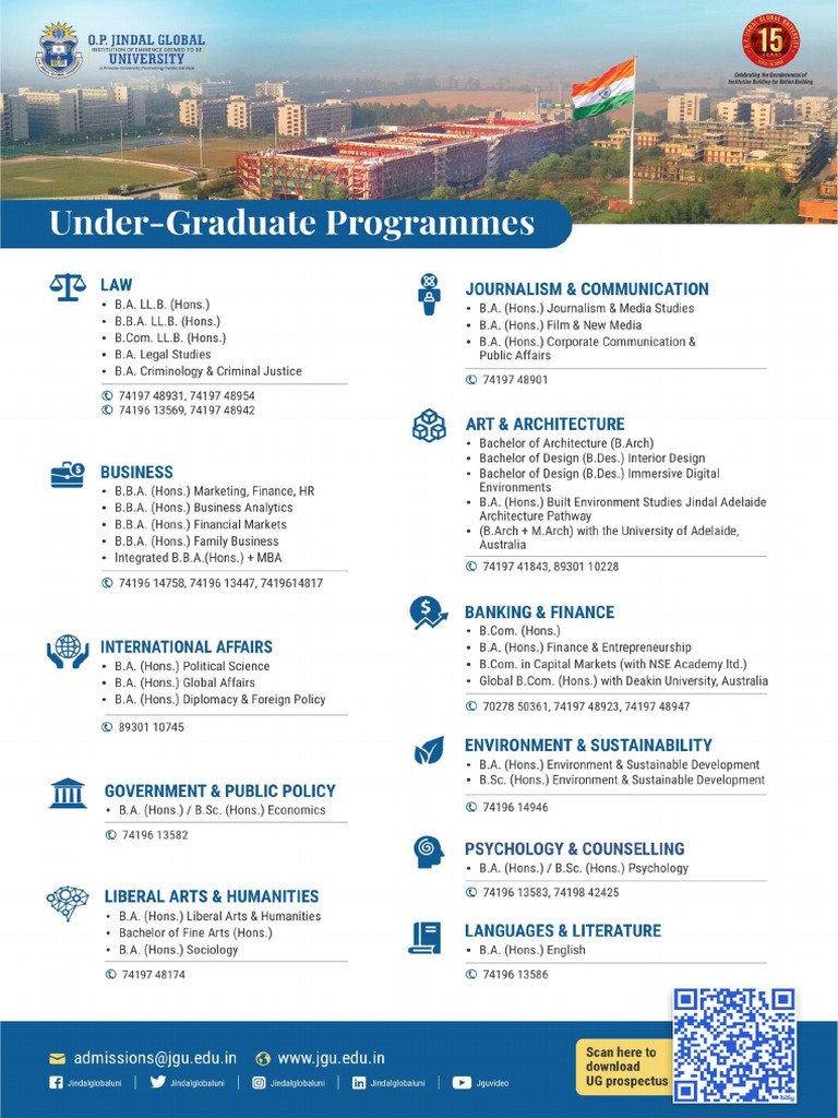JGU UG + PG Flyer | PDF