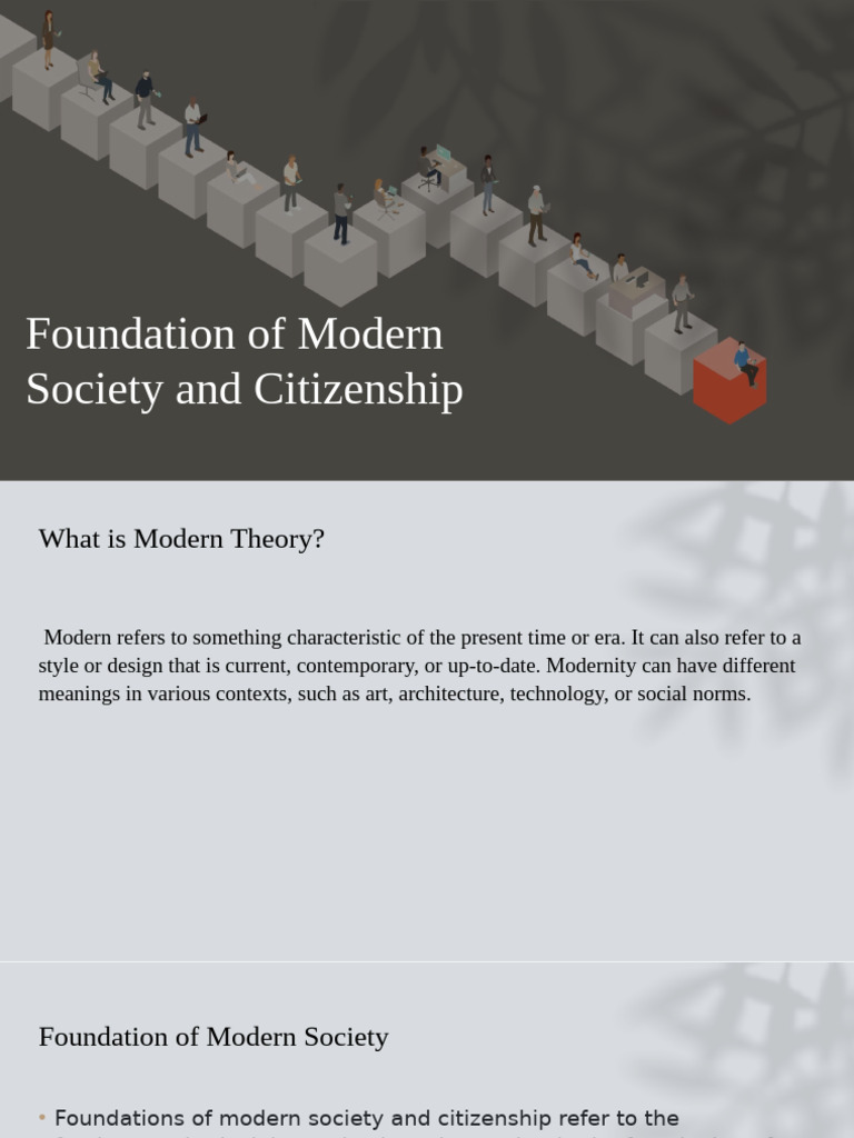 Foundation of Modern Society and Citizenship | PDF
