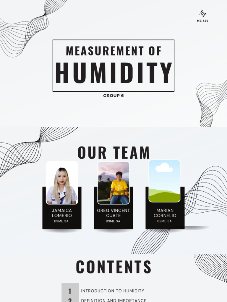 Measurement Of: Humidity | PDF