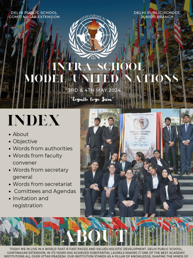 DPS Gne Intra Mun Brochure Final.2 | PDF | Business | Social Science