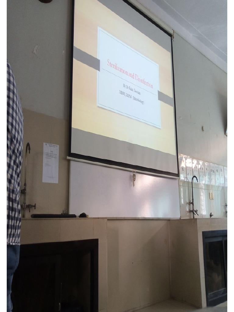 Sterilization & Disinfection - DR Faiza Zeeshan | PDF