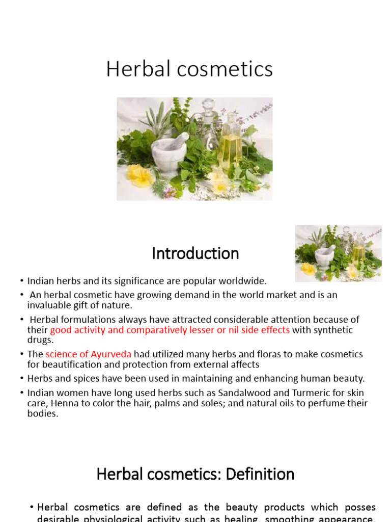 Herbal Cosmetics | PDF