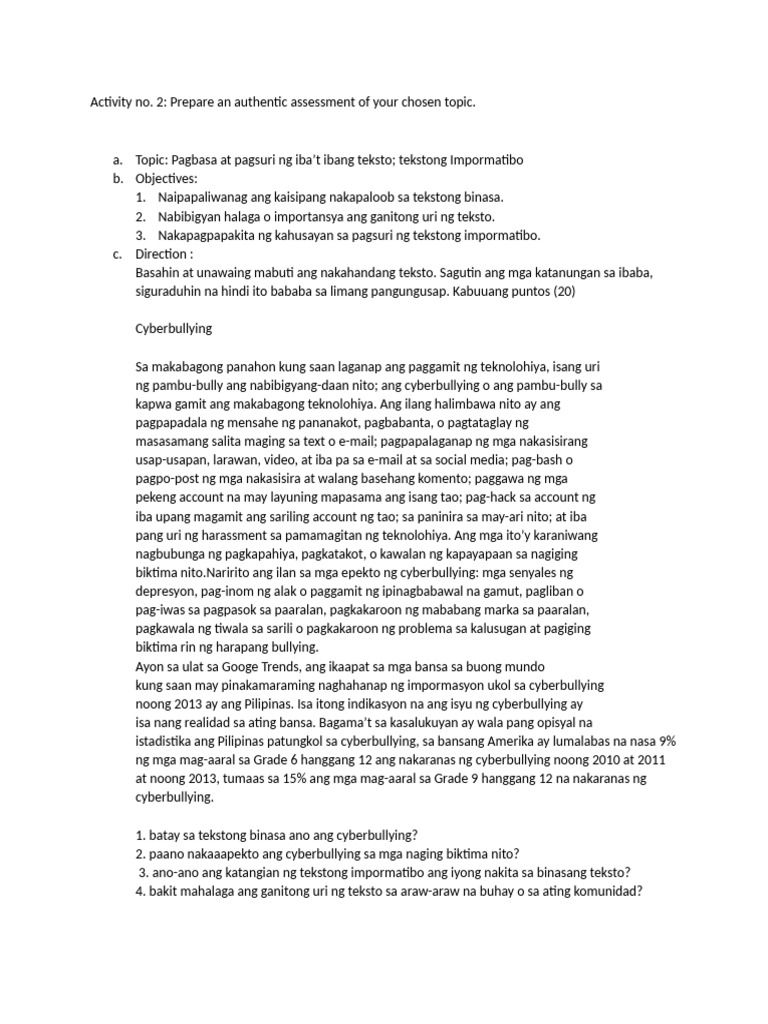 Activity No 2. Draft | PDF