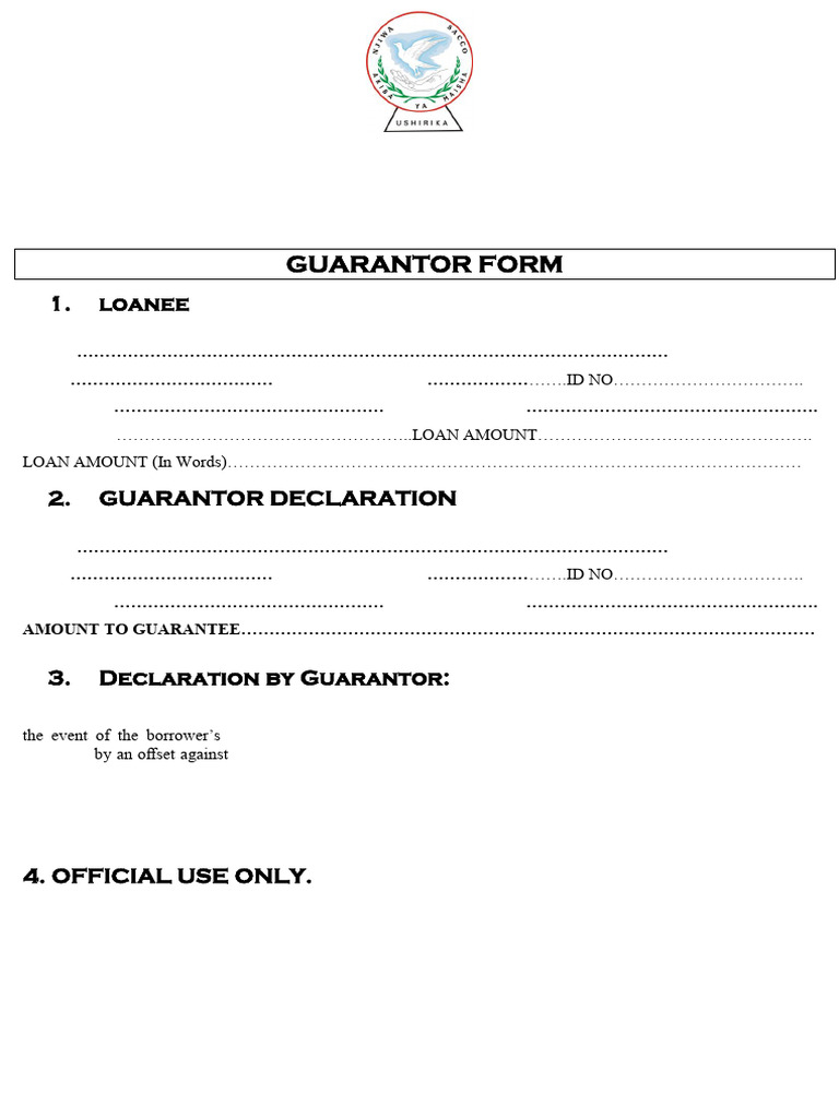 Guarantor Form | PDF