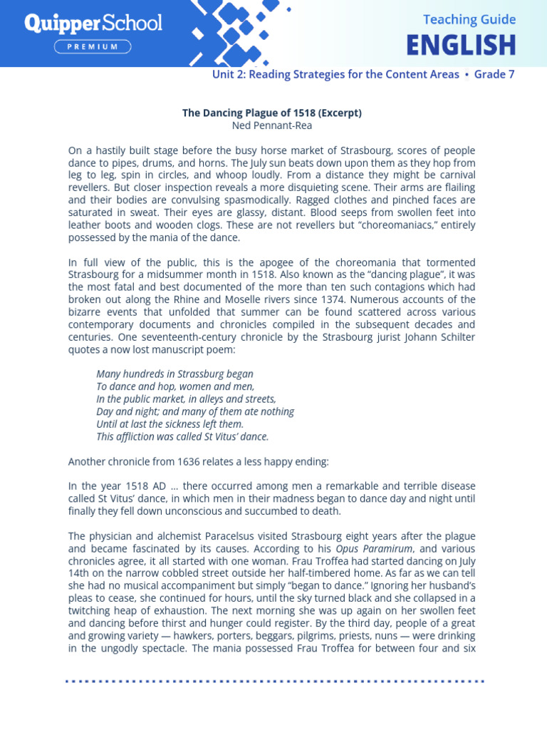 PDF Texts English 7 Unit 2 Lesson 1 Reading Styles Discussion | PDF