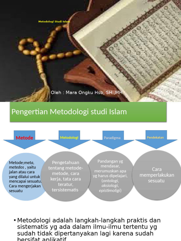 Metodologi Studi Islam | PDF