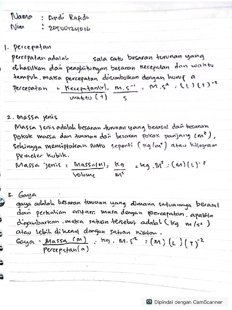 Tugas Fisika Dasar | PDF