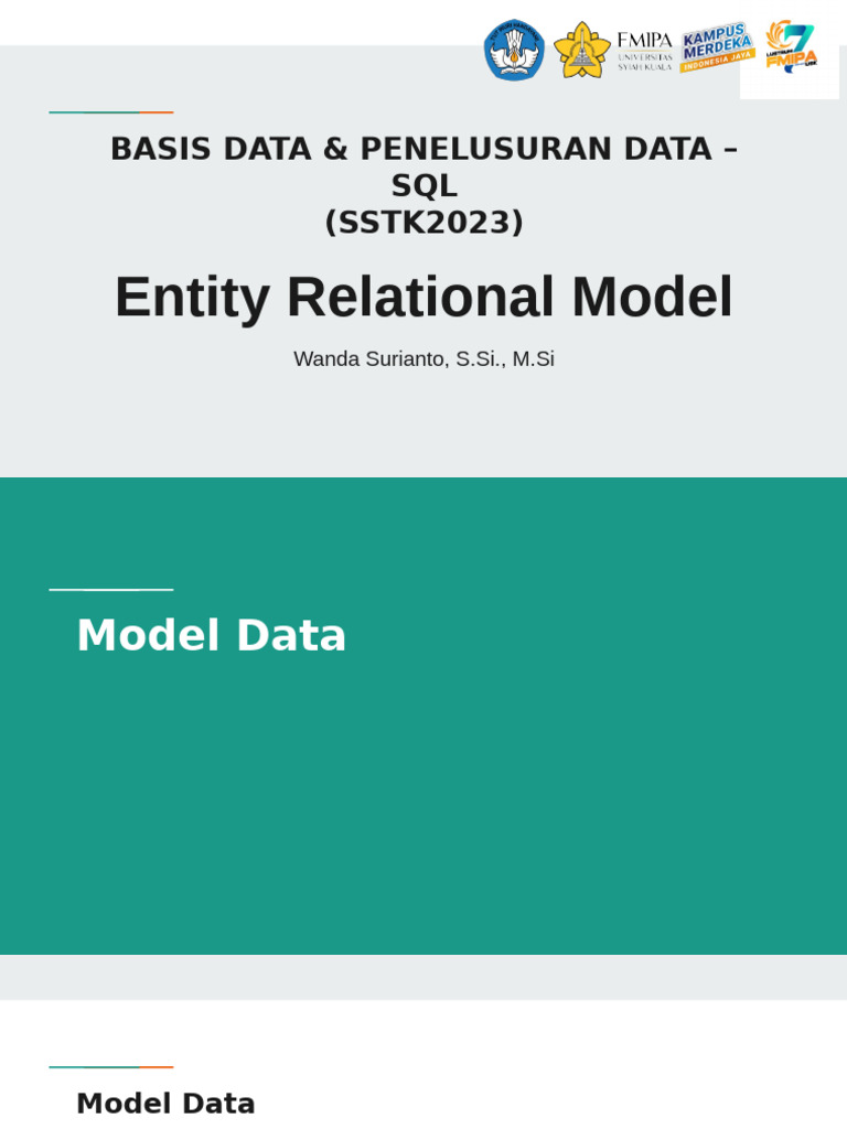 Entity Relationship Model | PDF
