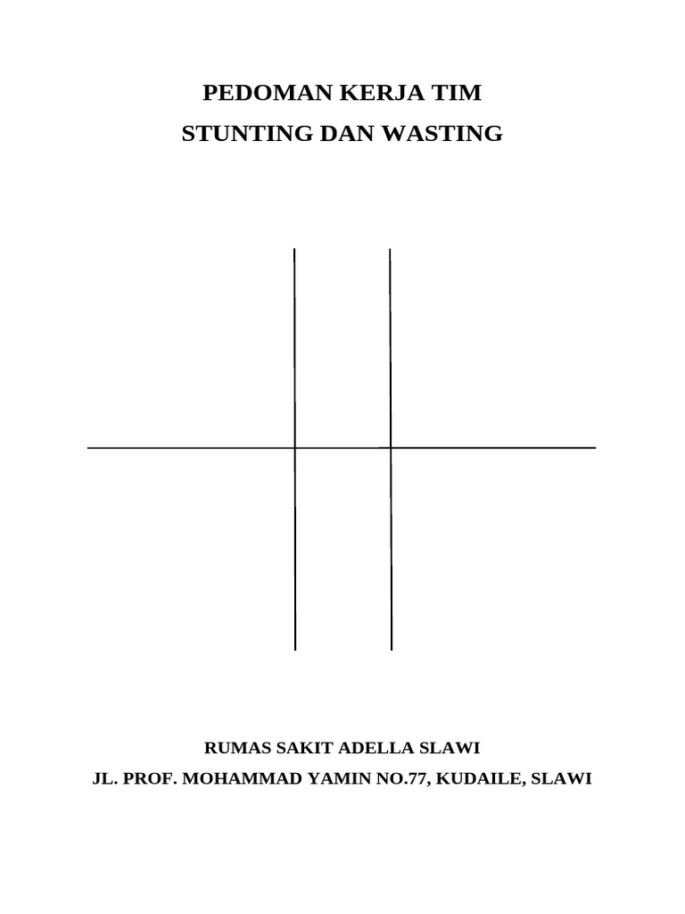 Pedoman Kerja Tim Stunting Dan Wasting | PDF