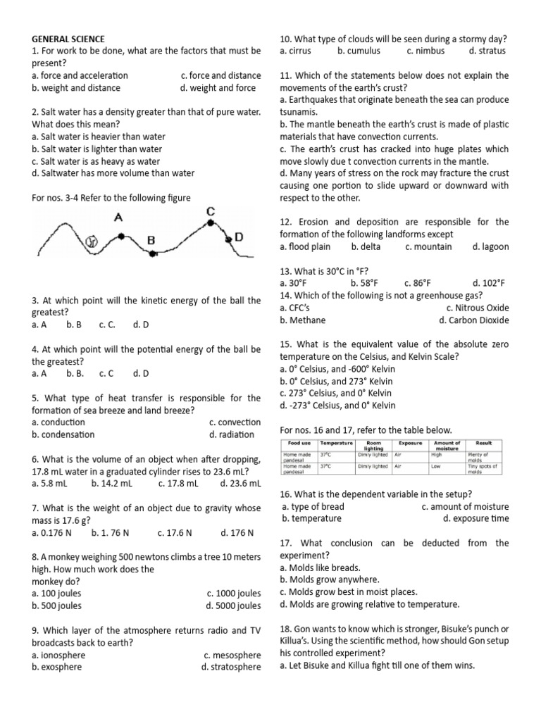 Upcat Reviewer | PDF