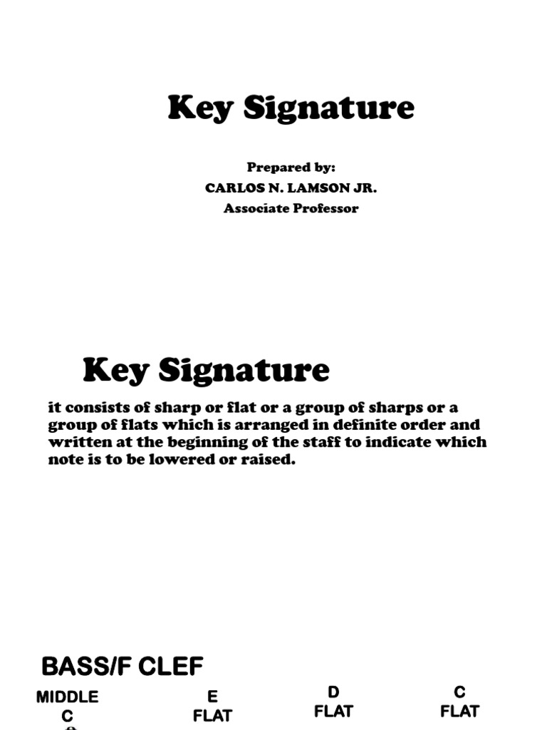 Key Signature 2 | PDF