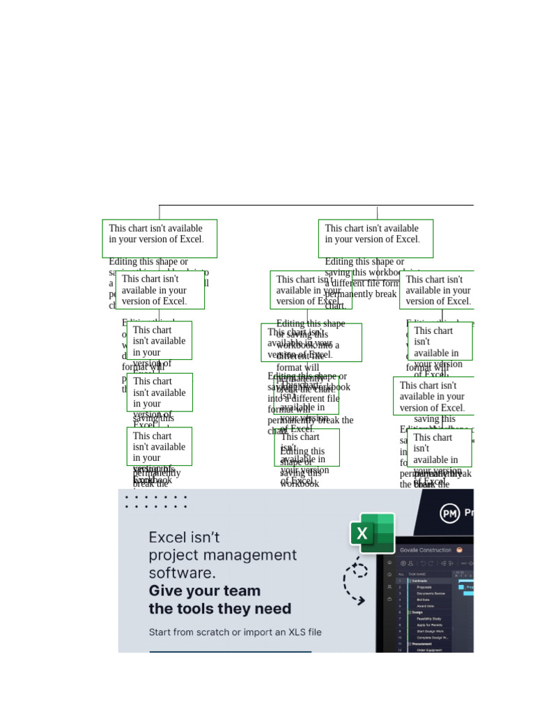 Free Organizational Chart Template For Excel ProjectManager WLNK-1 | PDF