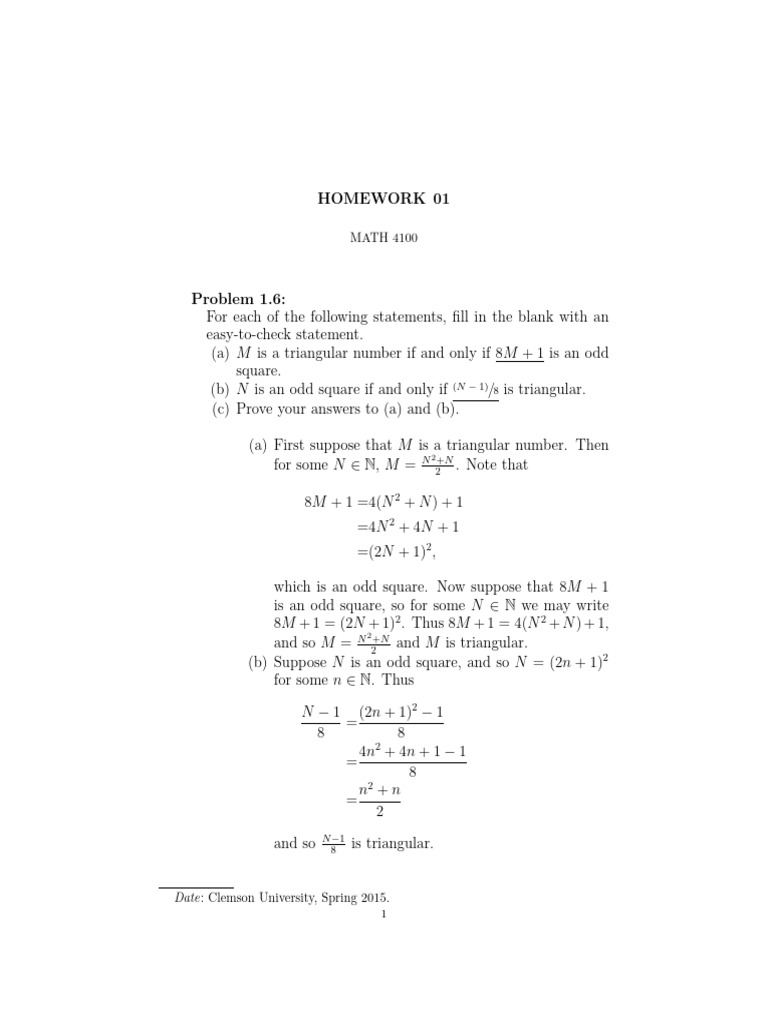 Homework 01 | PDF