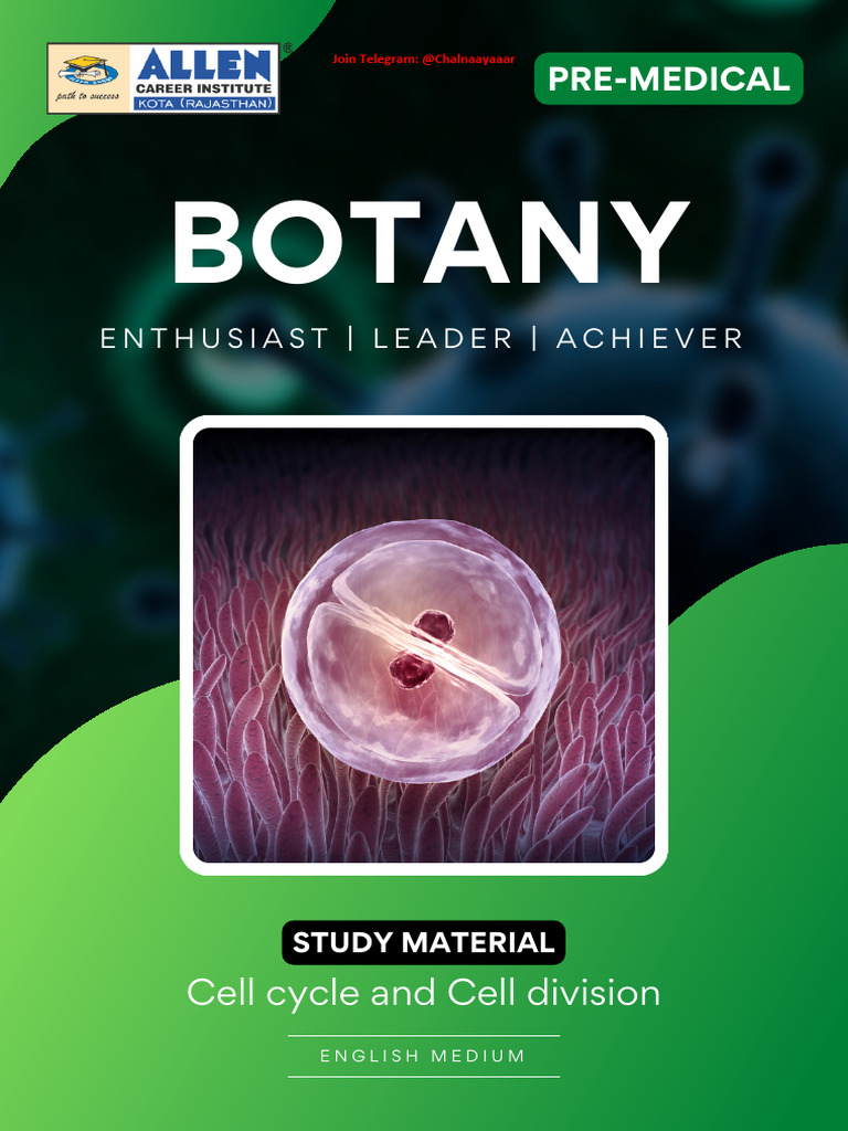 Cell Cycle & Division | PDF