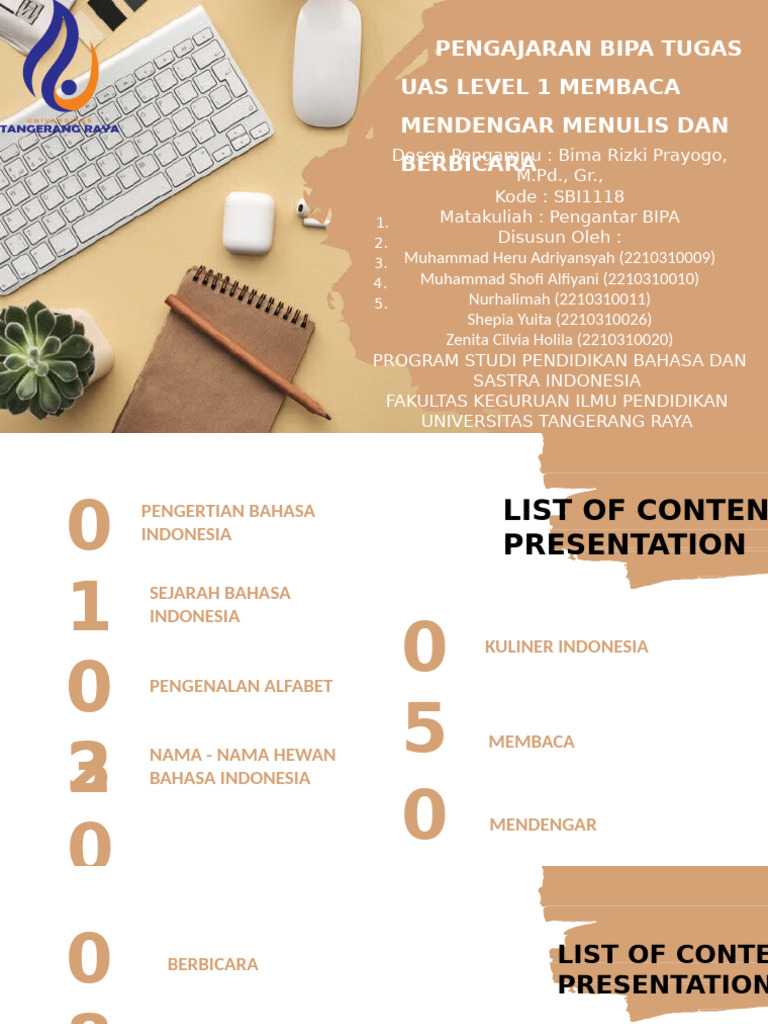 Pengajaran BIPA UAS | PDF