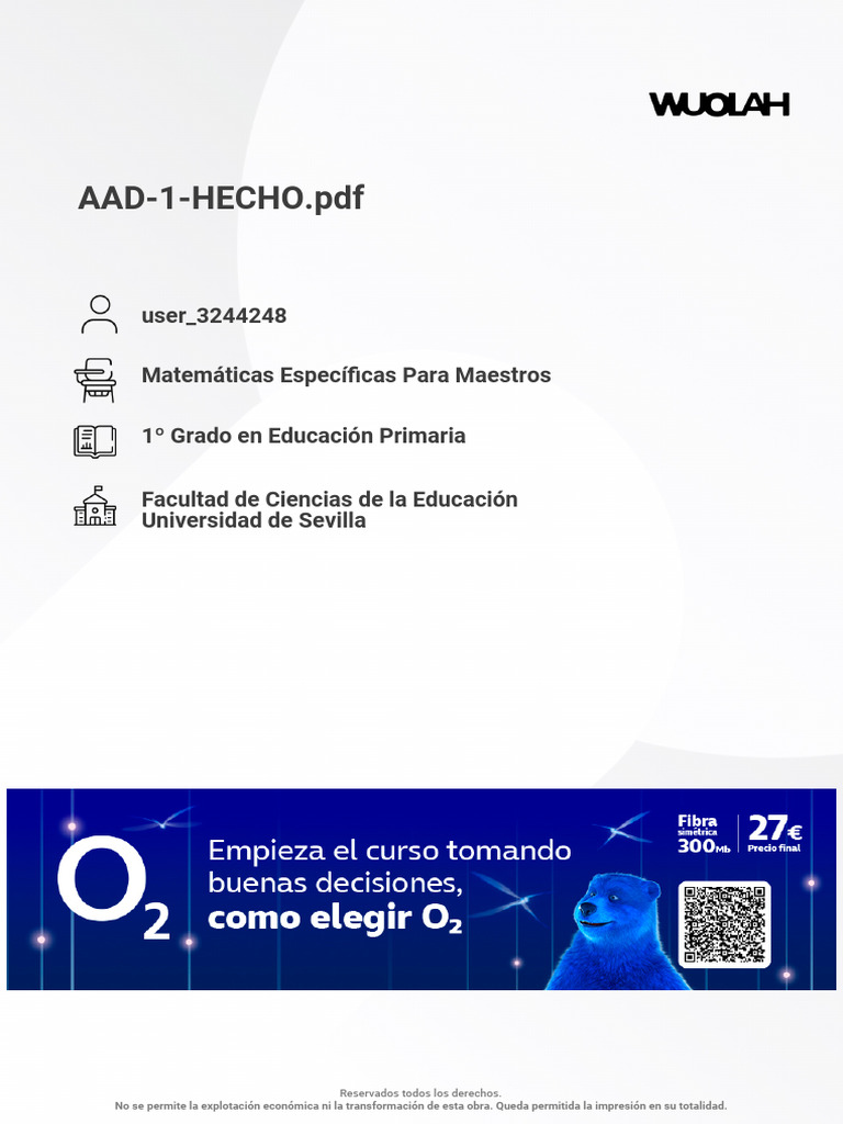 Wuolah Free AAD 1 HECHO | PDF