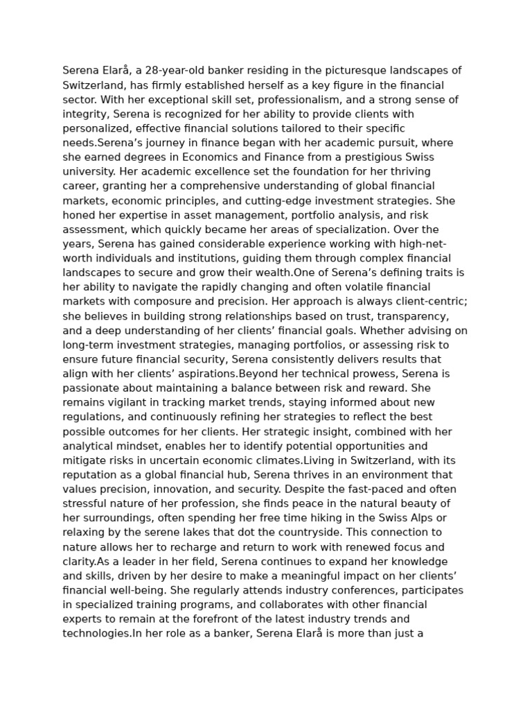 Serena | PDF | Risk | Business